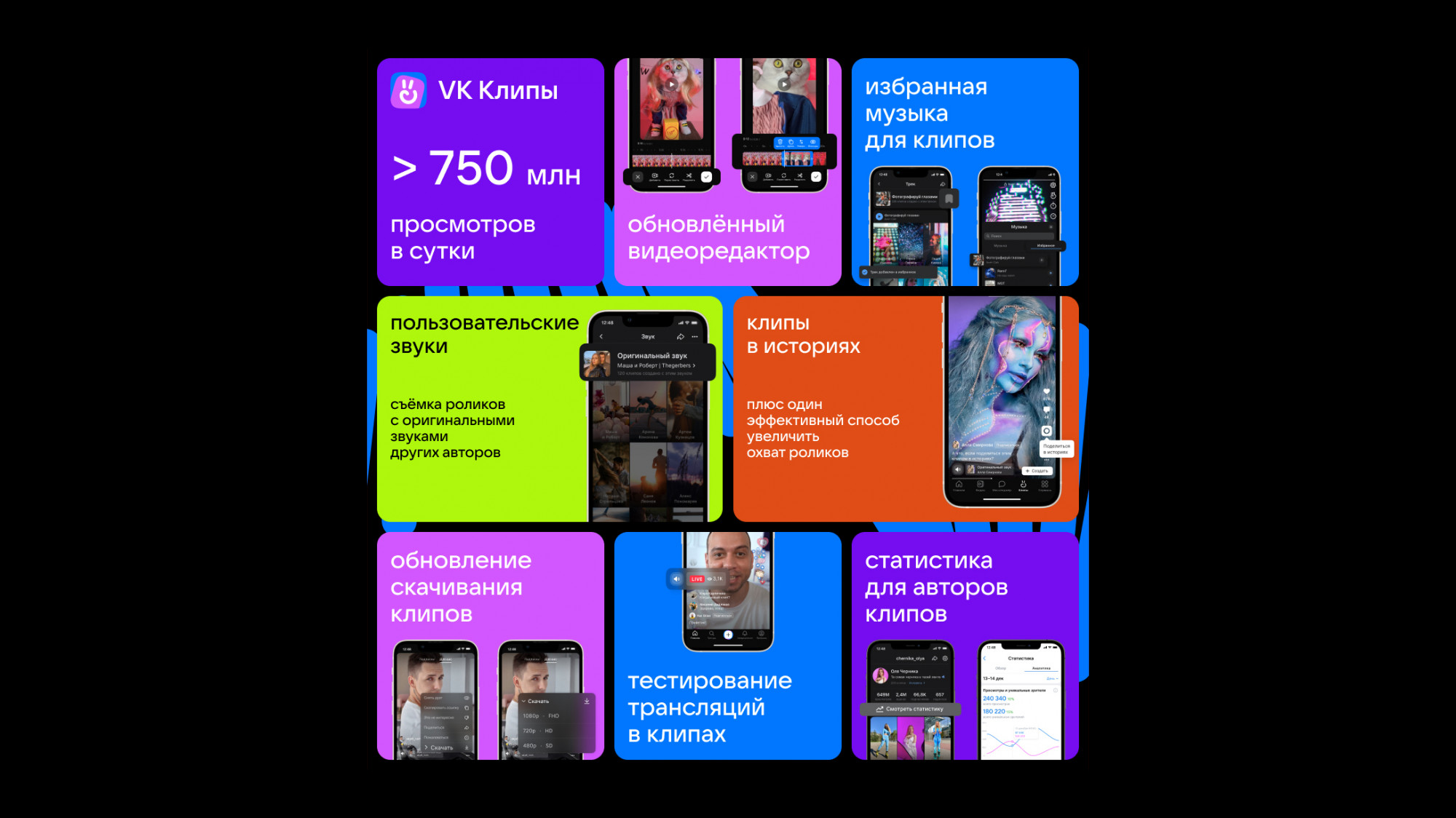 «VK Клипы» представили предновогоднее обновление - Rozetked.me