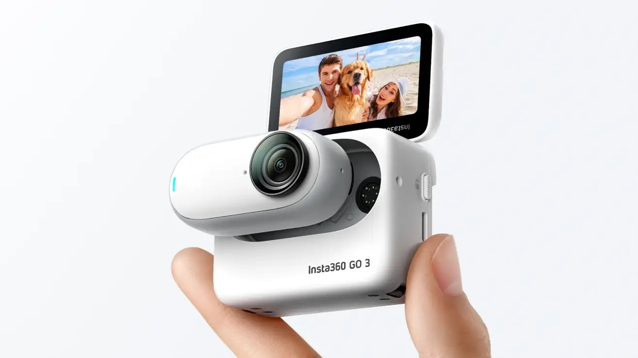 Представлена компактная экшен-камера Insta360 Go 3: теперь с дисплеем и ...