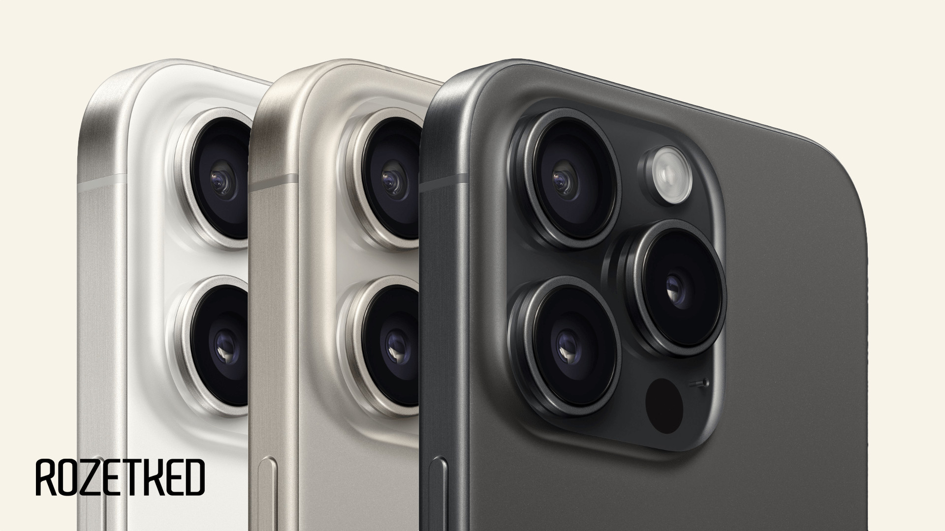 Слух: Apple добавит оттенки Space Black Titanium и Rose Titanium для ...